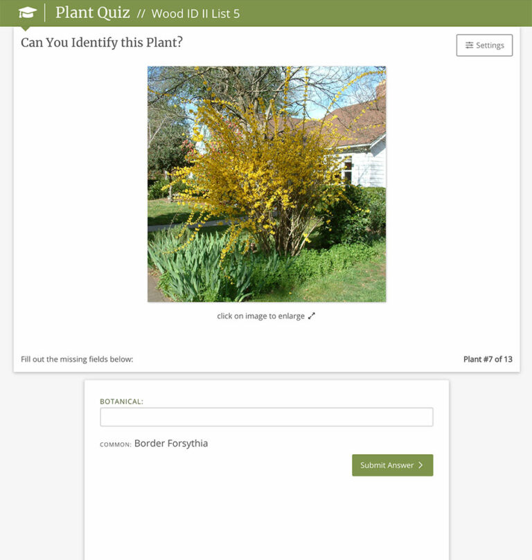 Plant Quizzes - PlantMaster for Students